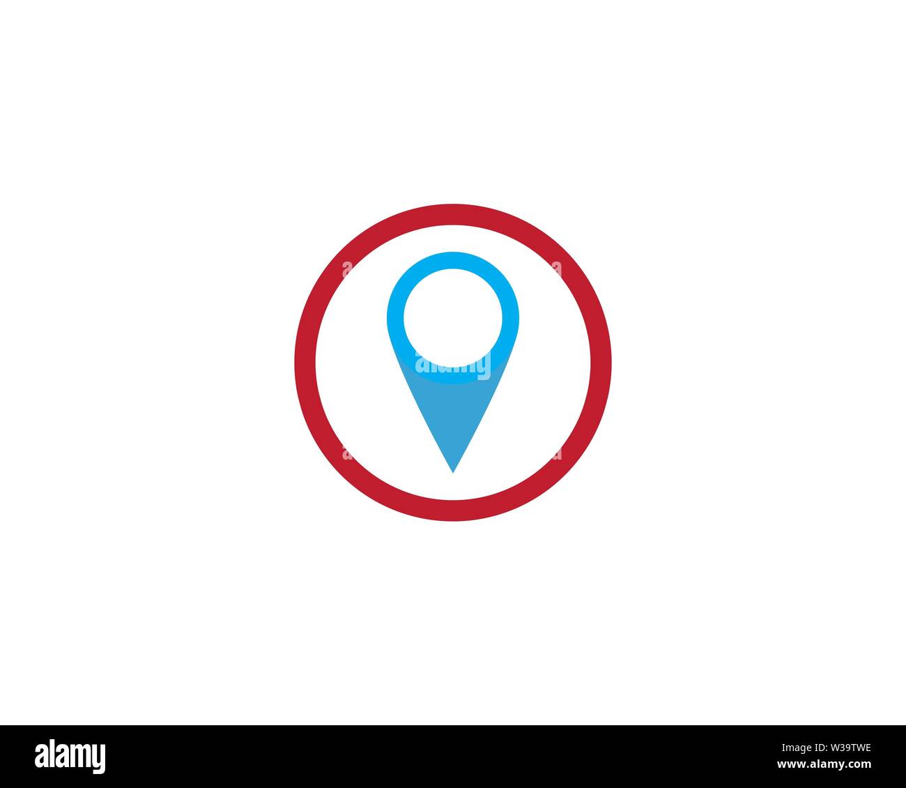Location point Logo template vector icon illustration design Vector ...
