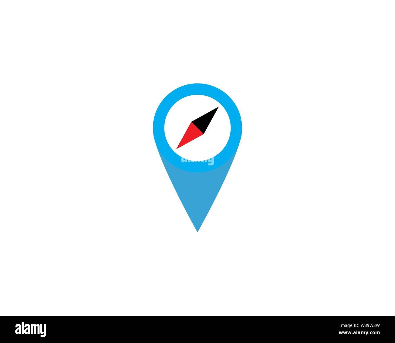 Location point Logo template vector icon illustration design Vector ...