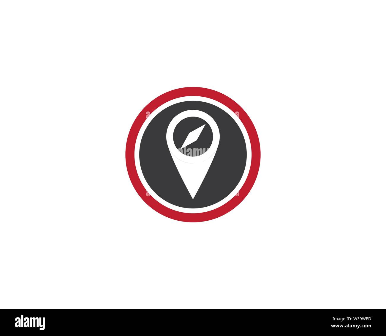 Location point Logo template vector icon illustration design Vector ...