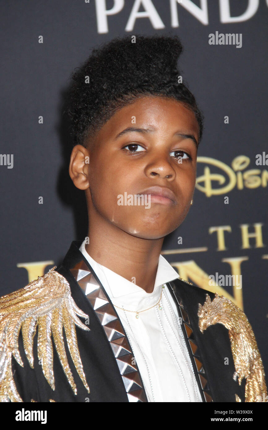 Los Angeles, USA. 09th July, 2019. JD McCrary 07/09/2019 “The Lion King ...