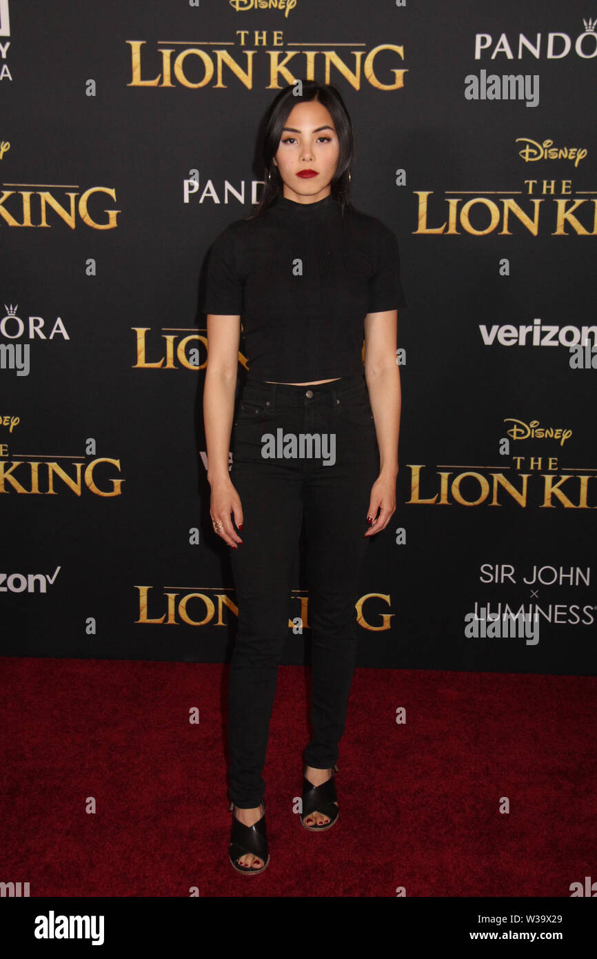 Anna Akana 07/09/2019 “The Lion King” Premiere held at Dolby Theatre in ...