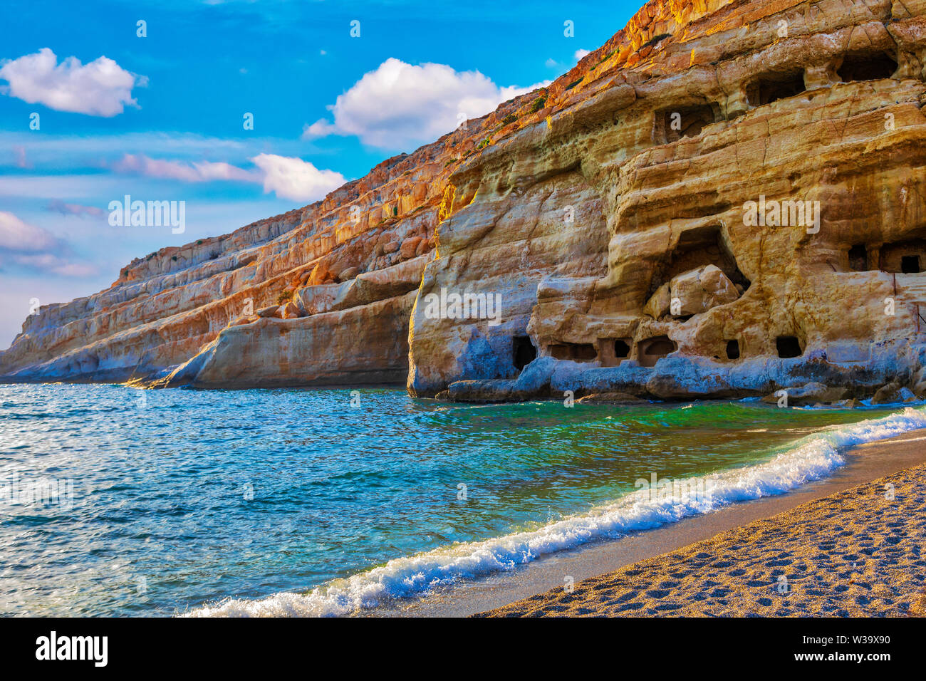 Matala crete hi-res stock photography and images - Alamy