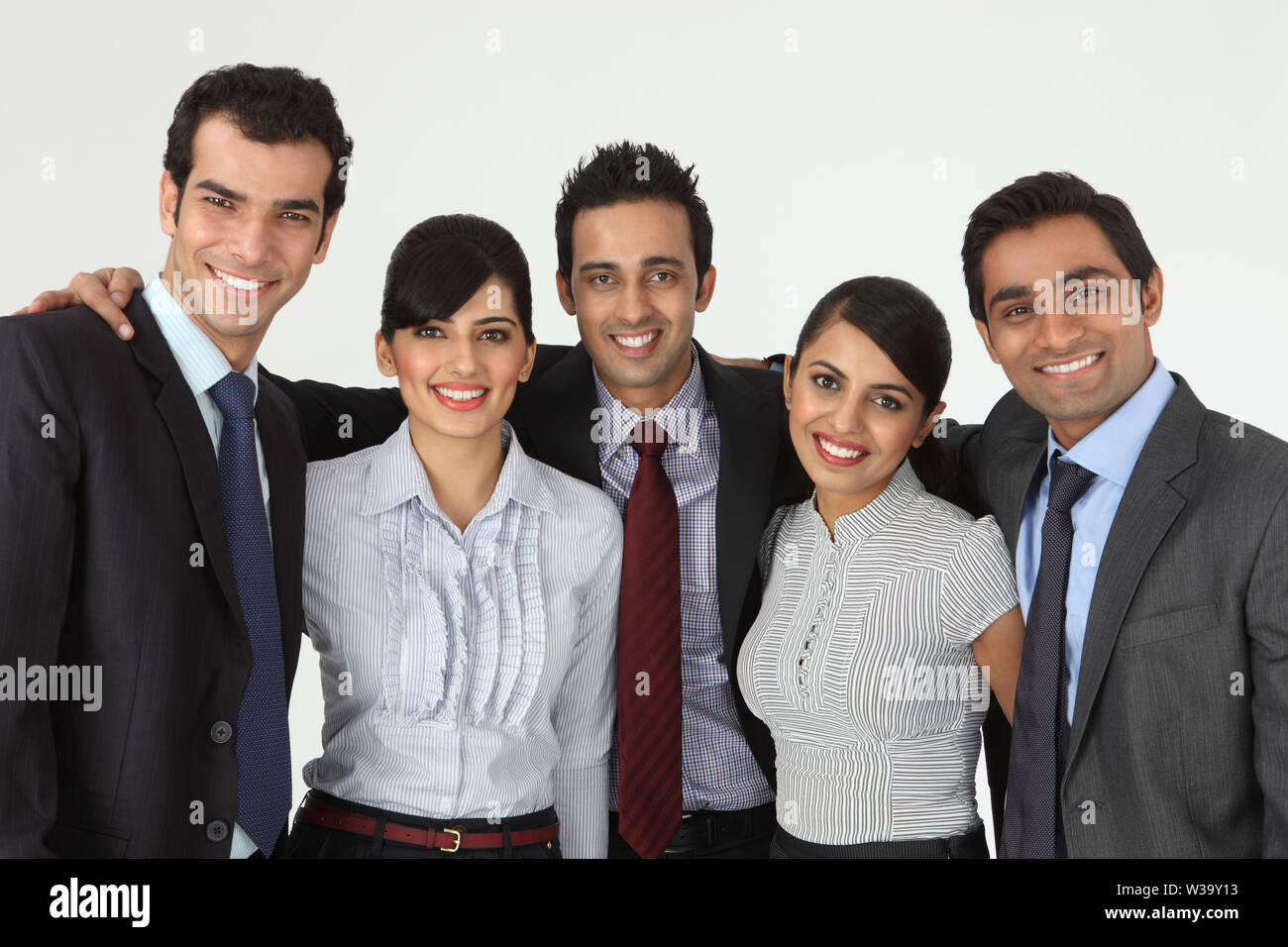 Portrait of Indian business executives smiling Stock Photo - Alamy