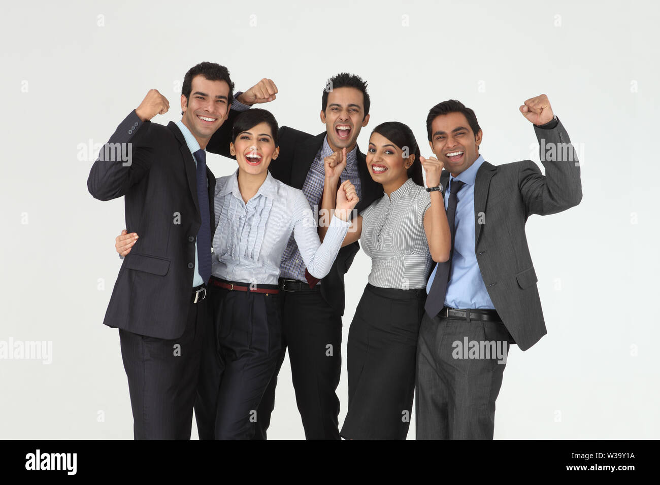 Business executives celebrating Stock Photo - Alamy