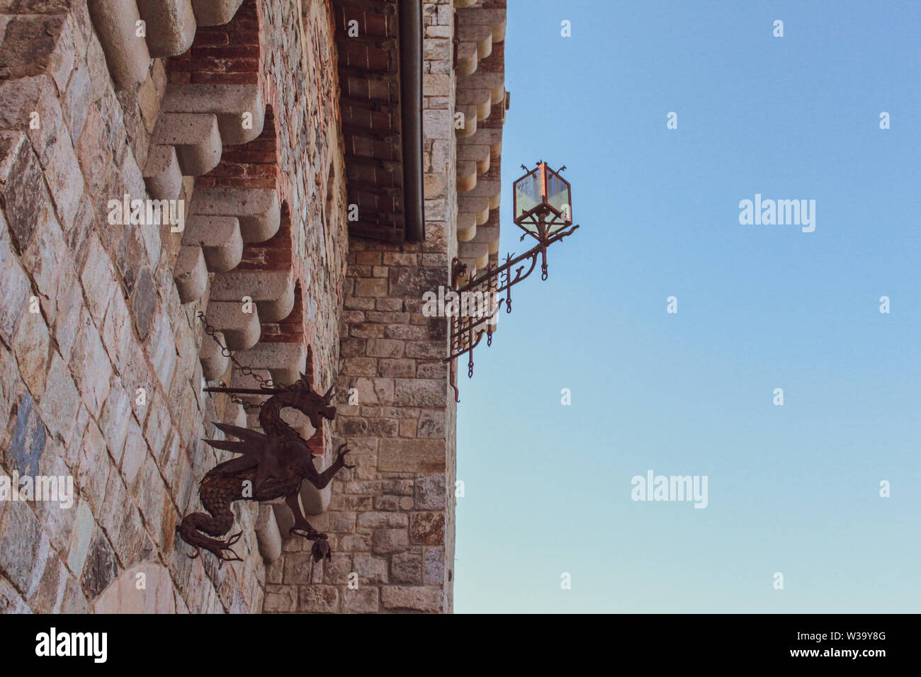 Castle in Napa Valley Vineyard Stock Photo - Alamy