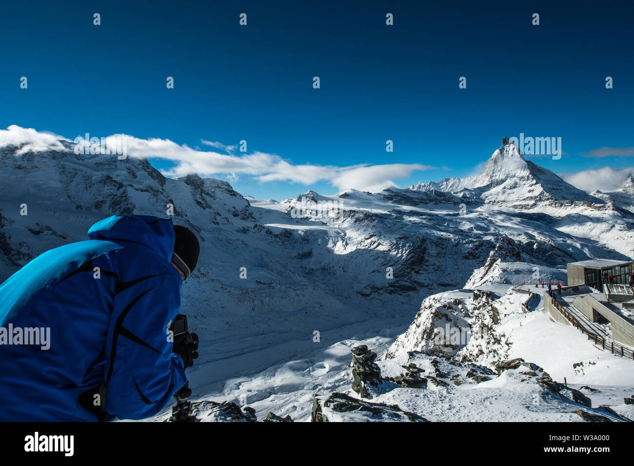 Matterhorn from Gornergrat Stock Photo - Alamy
