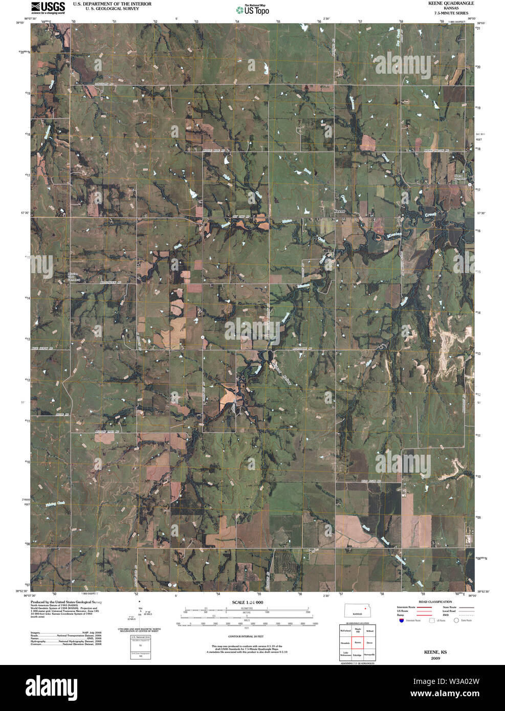 Map of keene hi-res stock photography and images - Alamy