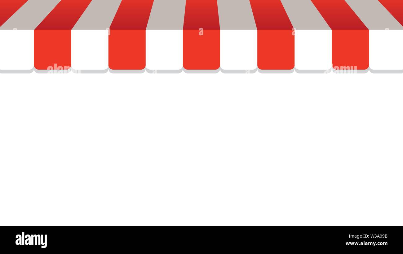 Vector background with awning top Stock Vector Image & Art - Alamy