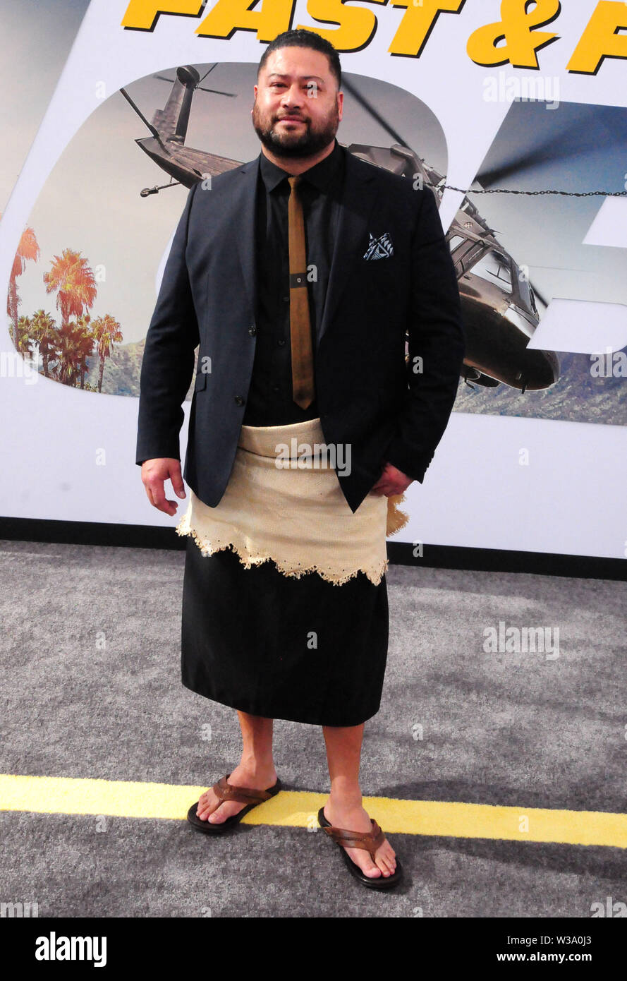 Hollywood, California, USA 13th July 2019 Actor John Tui attends the ...