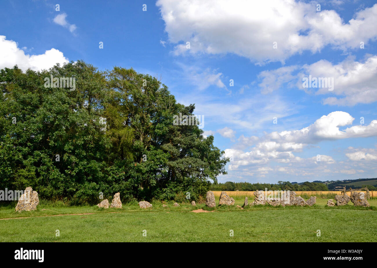 The King's Men stone circle, The Rollright Stones, Stone Court, Great ...