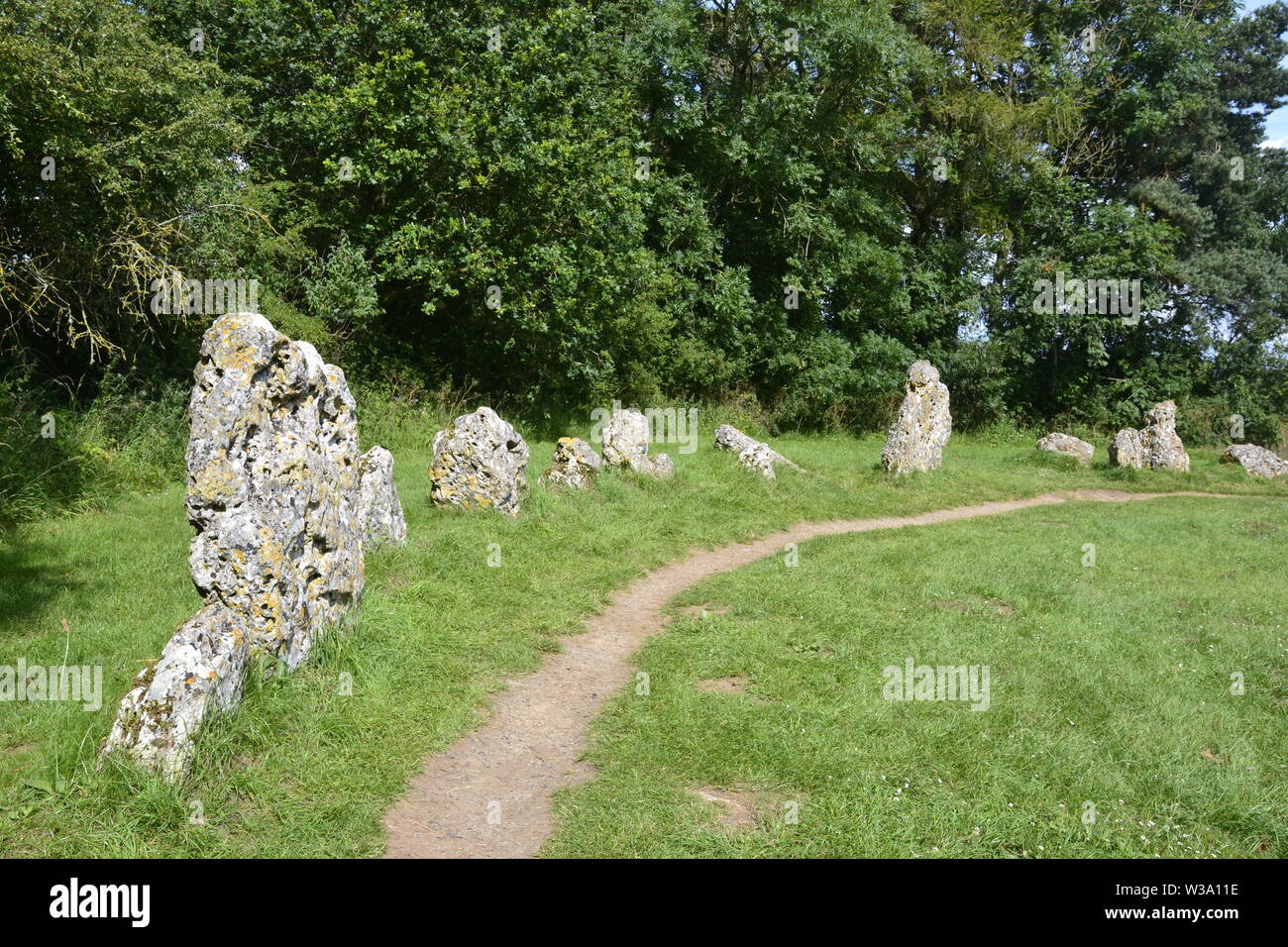 The King's Men stone circle, The Rollright Stones, Stone Court, Great ...