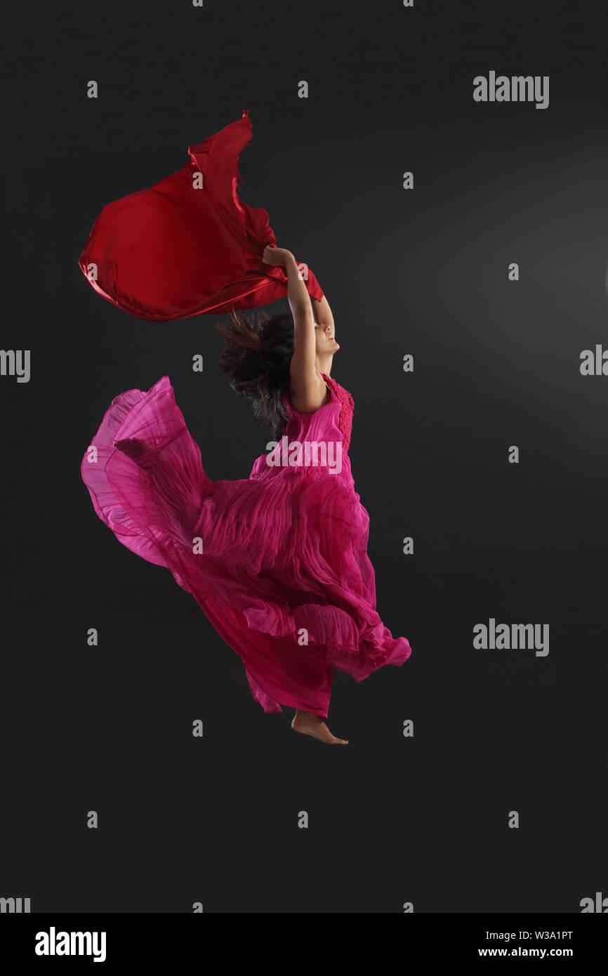 Fabric wind dance hi-res stock photography and images - Alamy