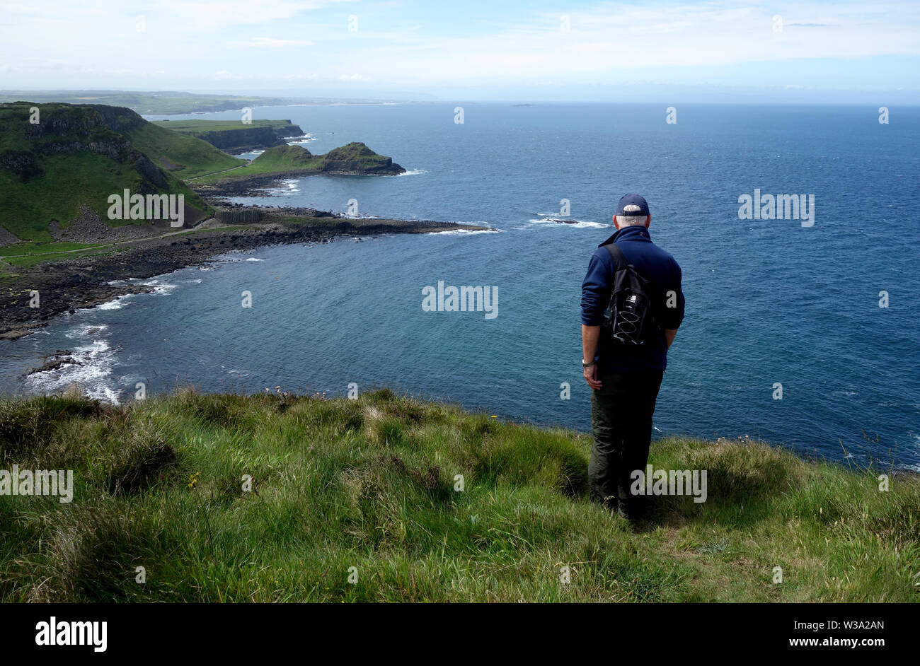 The giant's causeway from above hi-res stock photography and images - Alamy