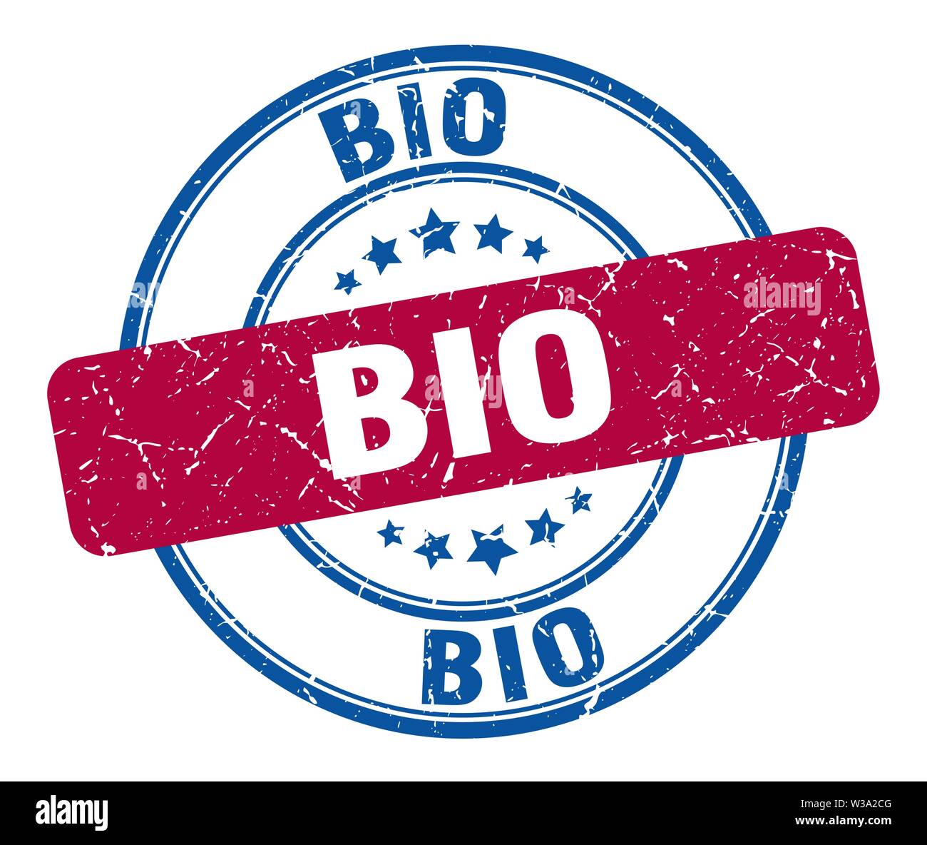 Bio red vintage seal isolated Stock Vector Images - Alamy