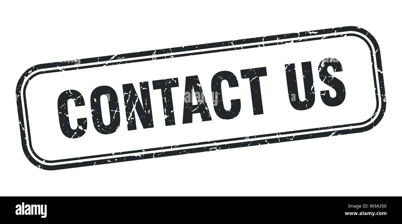 contact us stamp. contact us square grunge sign. contact us Stock ...