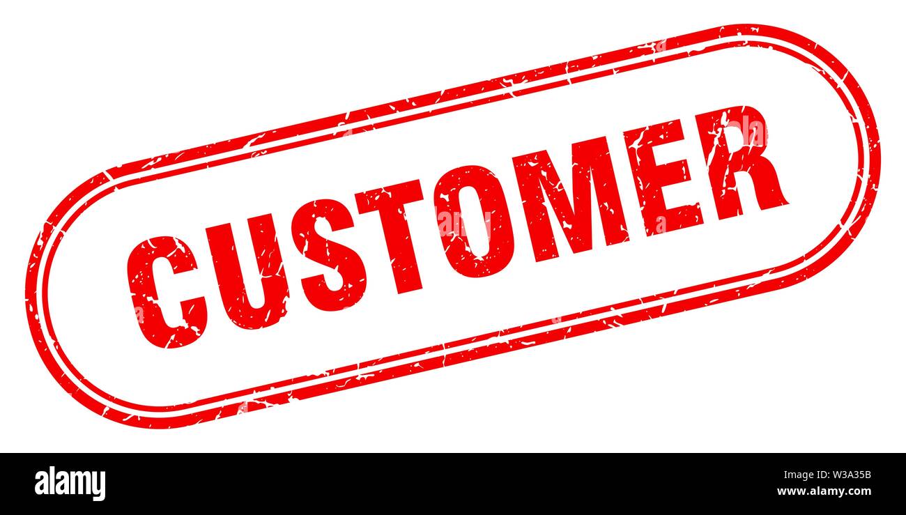 customer stamp. customer square grunge sign. customer Stock Vector Image & Art - Alamy