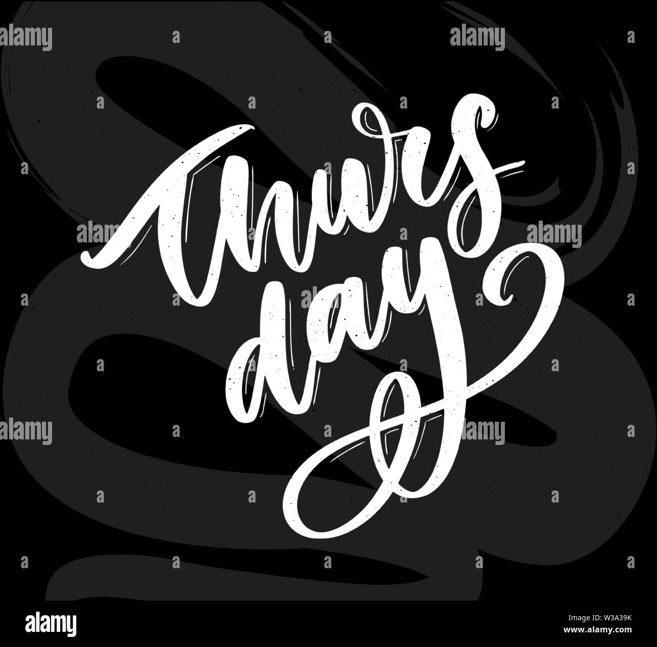 Happy Thursday - Fireworks - Today, Day, weekdays, calender Lettering ...