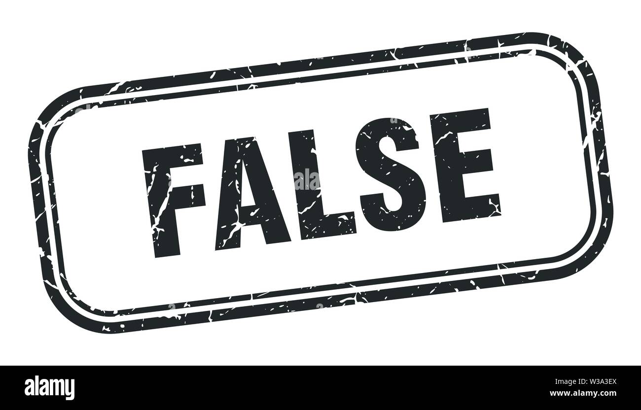 false stamp. false square grunge sign. false Stock Vector Image & Art ...