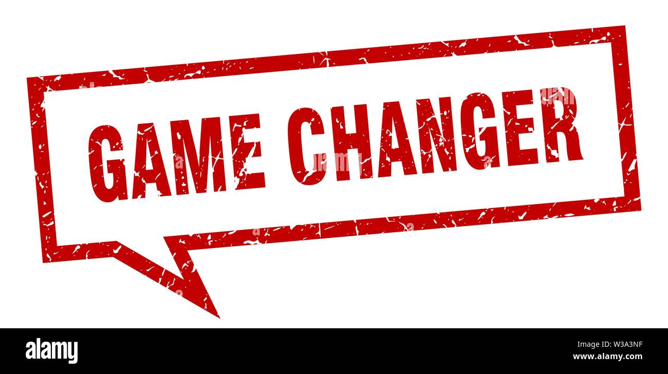 game changer sign. game changer square speech bubble. game changer ...