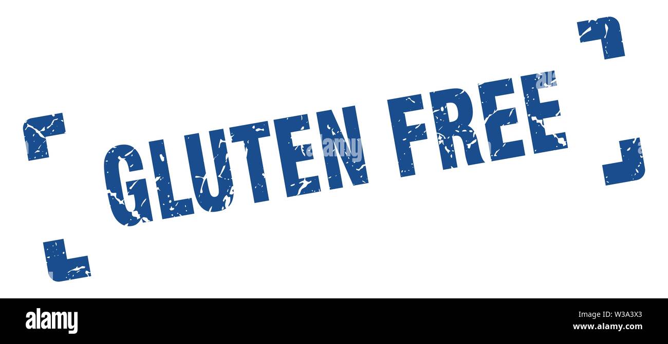 gluten free stamp. gluten free square grunge sign. gluten free Stock ...