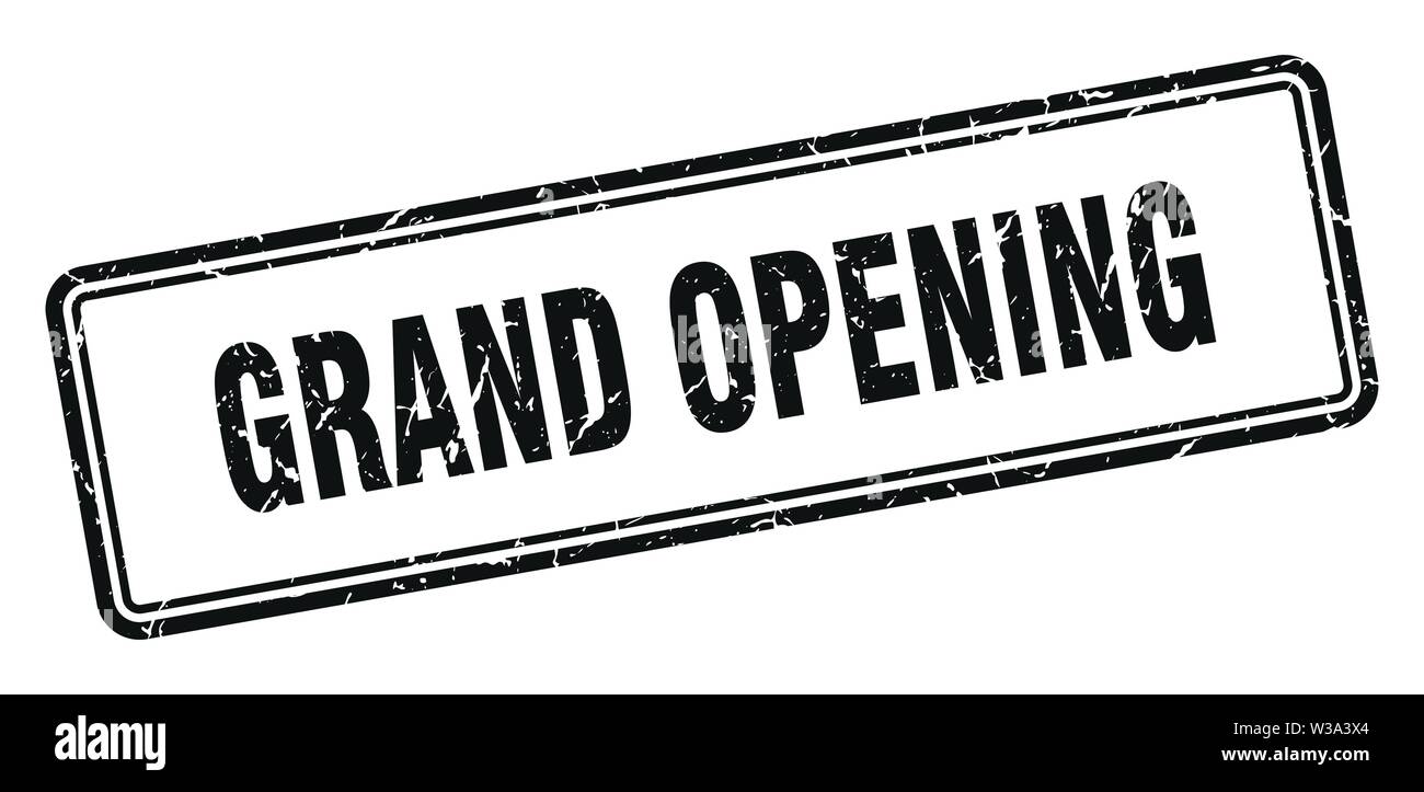 grand opening stamp. grand opening square grunge sign. grand opening ...