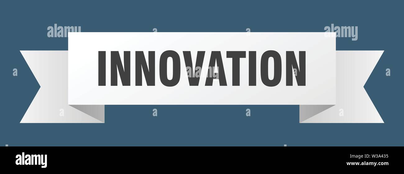innovation ribbon. innovation isolated sign. innovation banner Stock ...