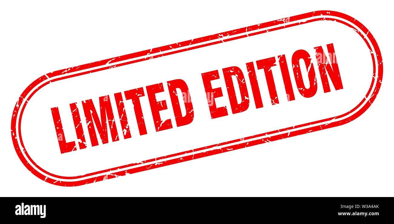 limited edition stamp. limited edition square grunge sign. limited ...