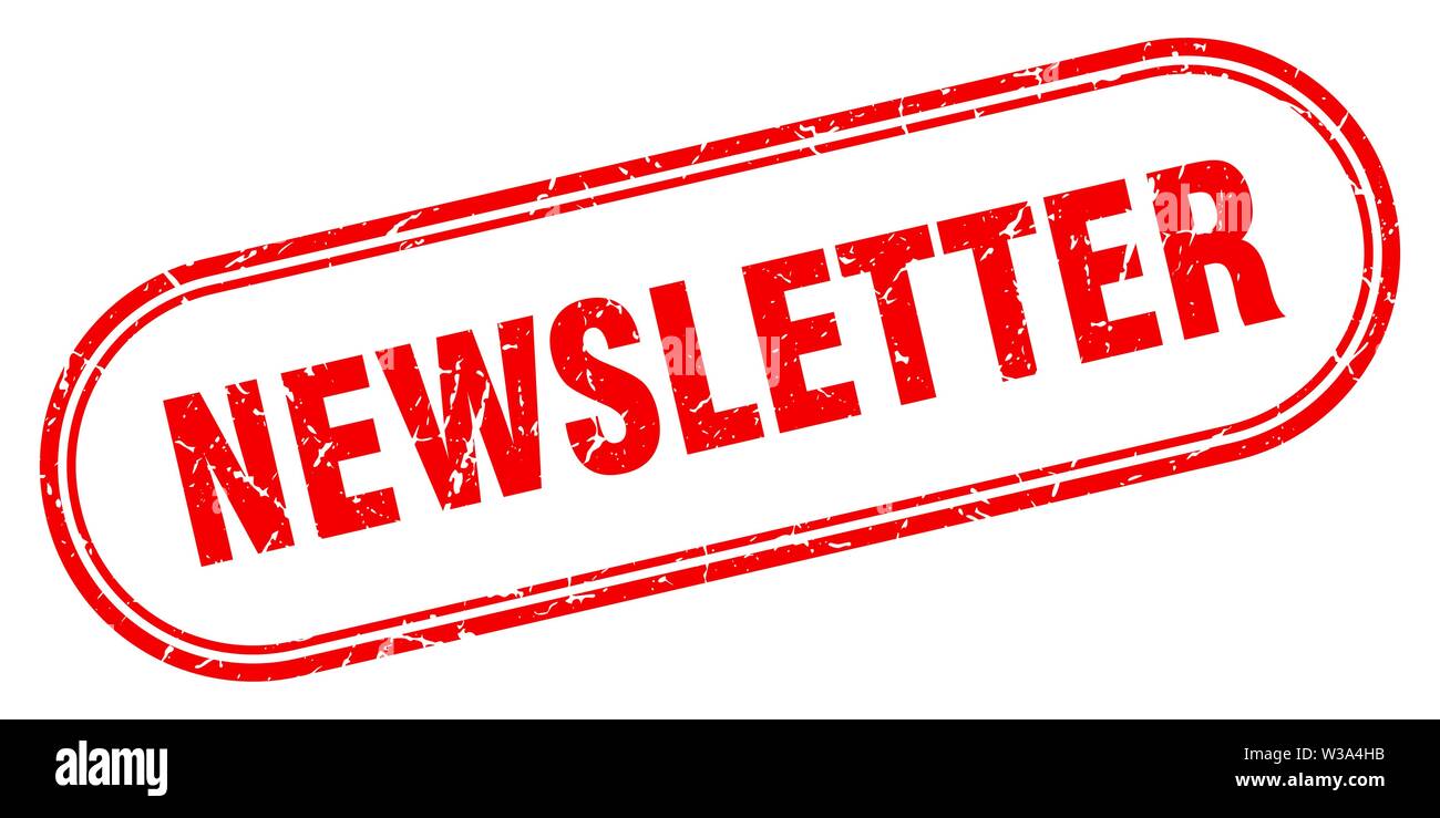 newsletter stamp. newsletter square grunge sign. newsletter Stock ...