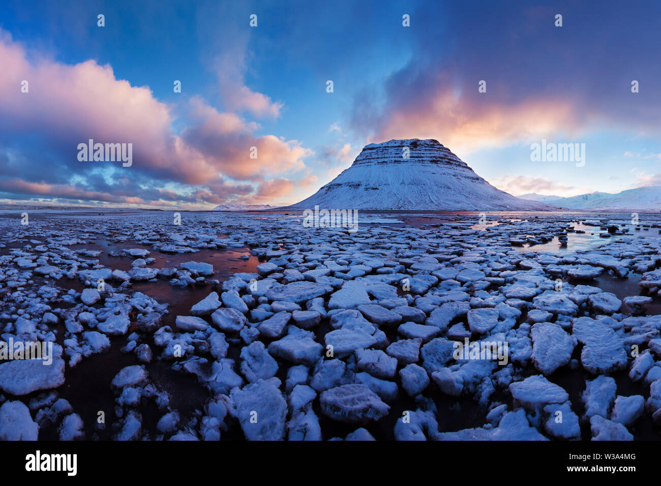 Reynisdrangar are volcanic basalt sea stacks situated under the cliffs ...