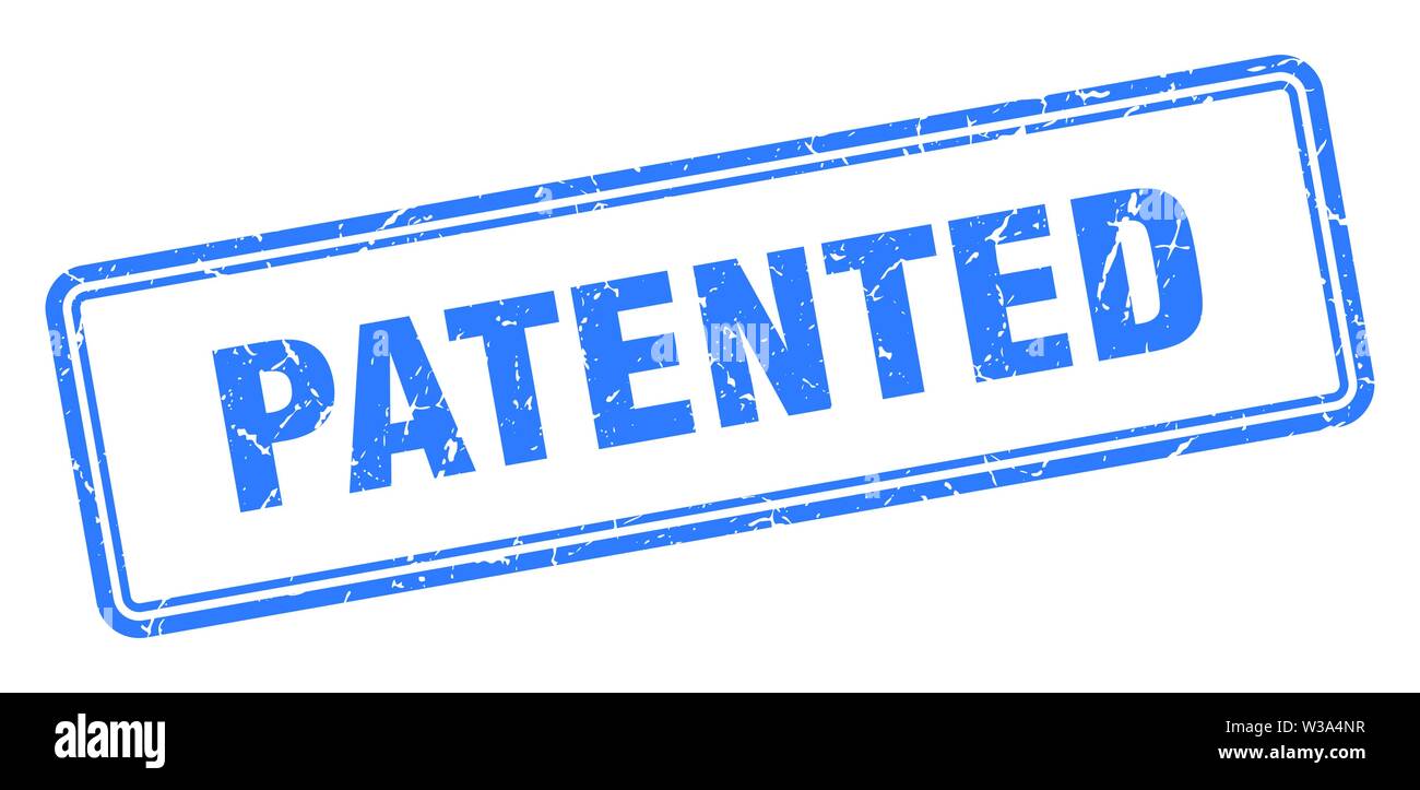 patented stamp. patented square grunge sign. patented Stock Vector ...