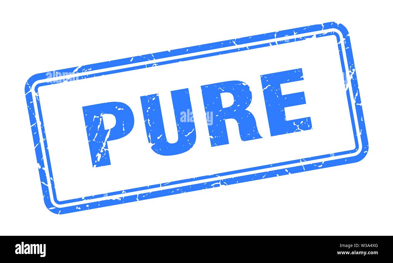 pure stamp. pure square grunge sign. pure Stock Vector Image & Art - Alamy