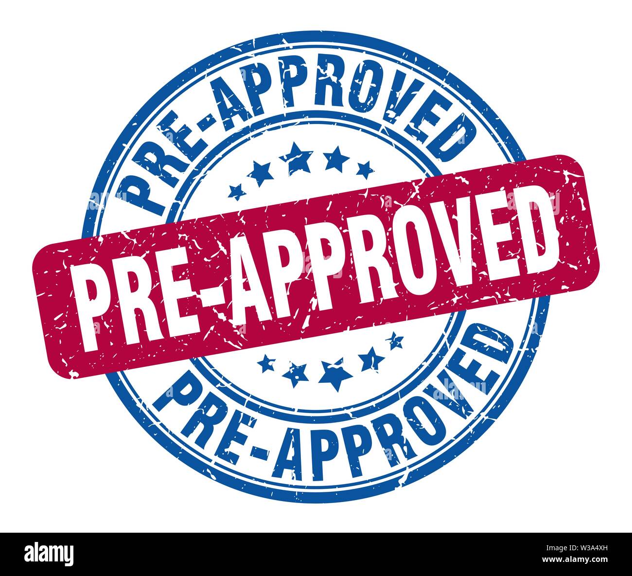 pre-approved stamp. pre-approved round grunge sign. pre-approved Stock ...