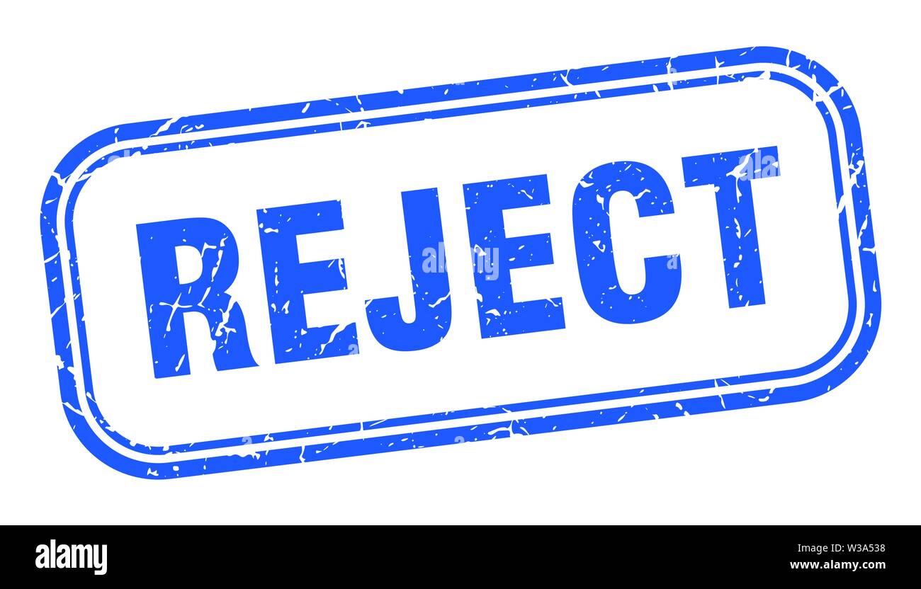 reject stamp. reject square grunge sign. reject Stock Vector Image ...