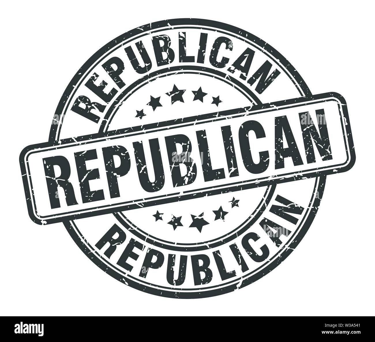 Republican sign vintage Black and White Stock Photos & Images - Alamy