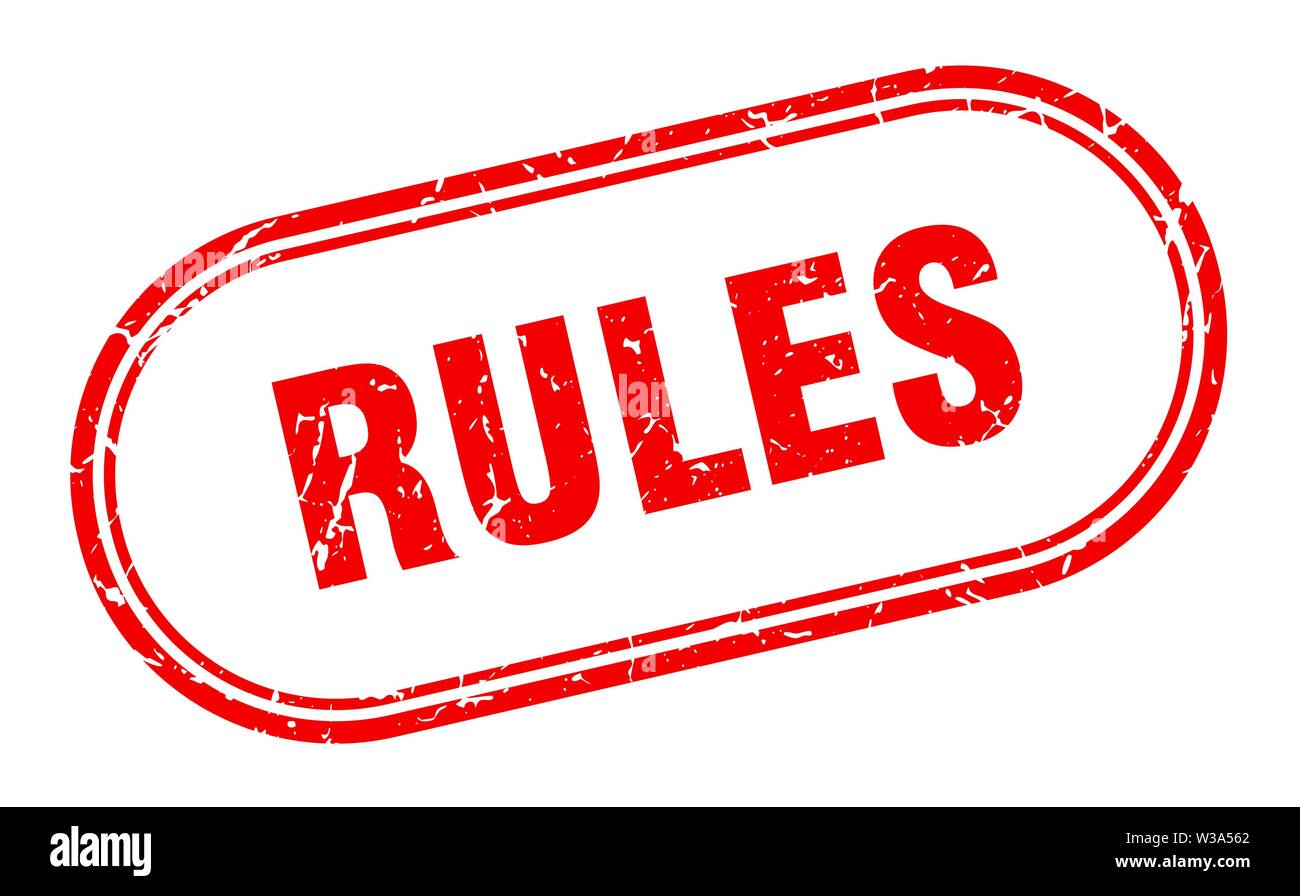 rules stamp. rules square grunge sign. rules Stock Vector Image & Art ...