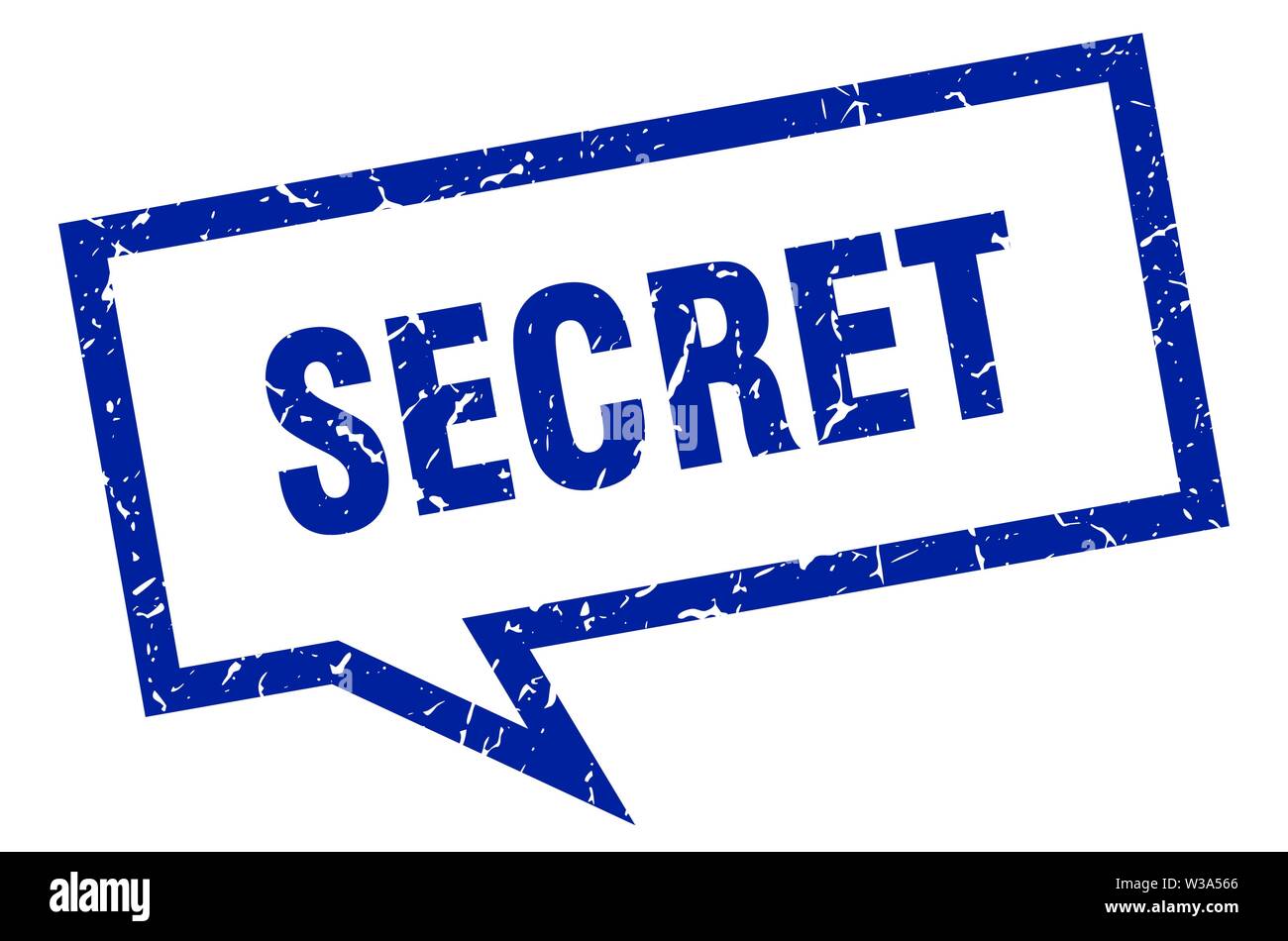 secret sign. secret square speech bubble. secret Stock Vector Image ...