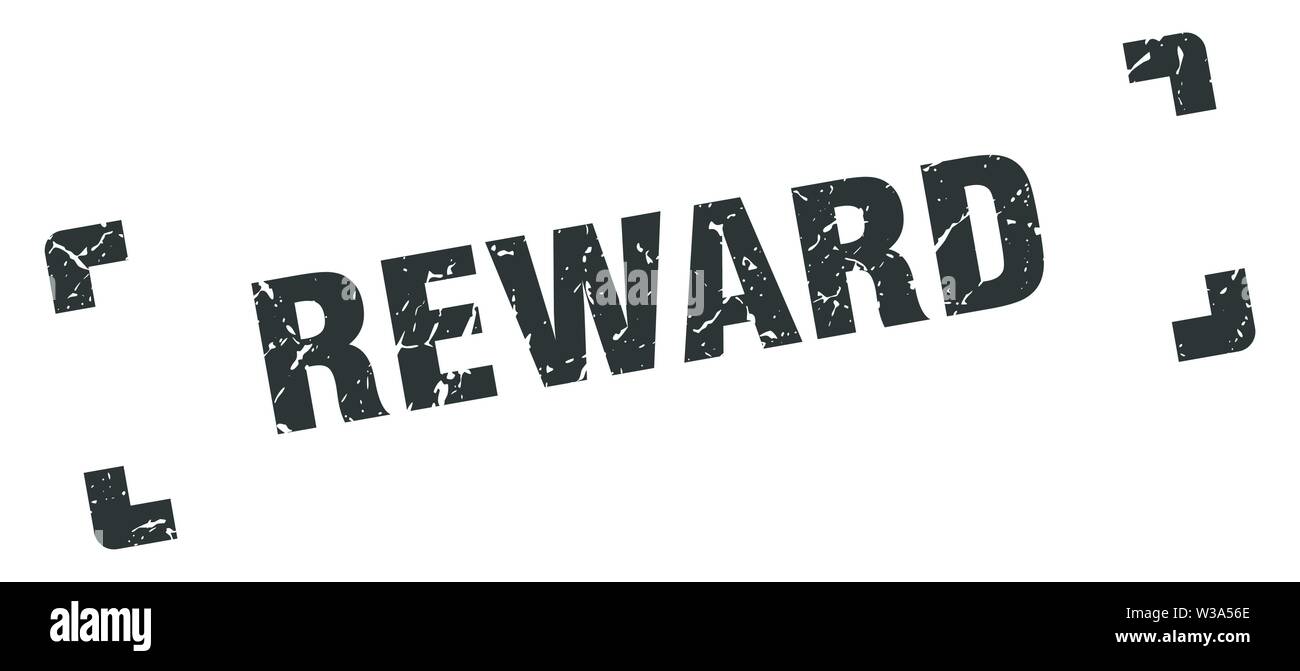 reward stamp. reward square grunge sign. reward Stock Vector Image ...