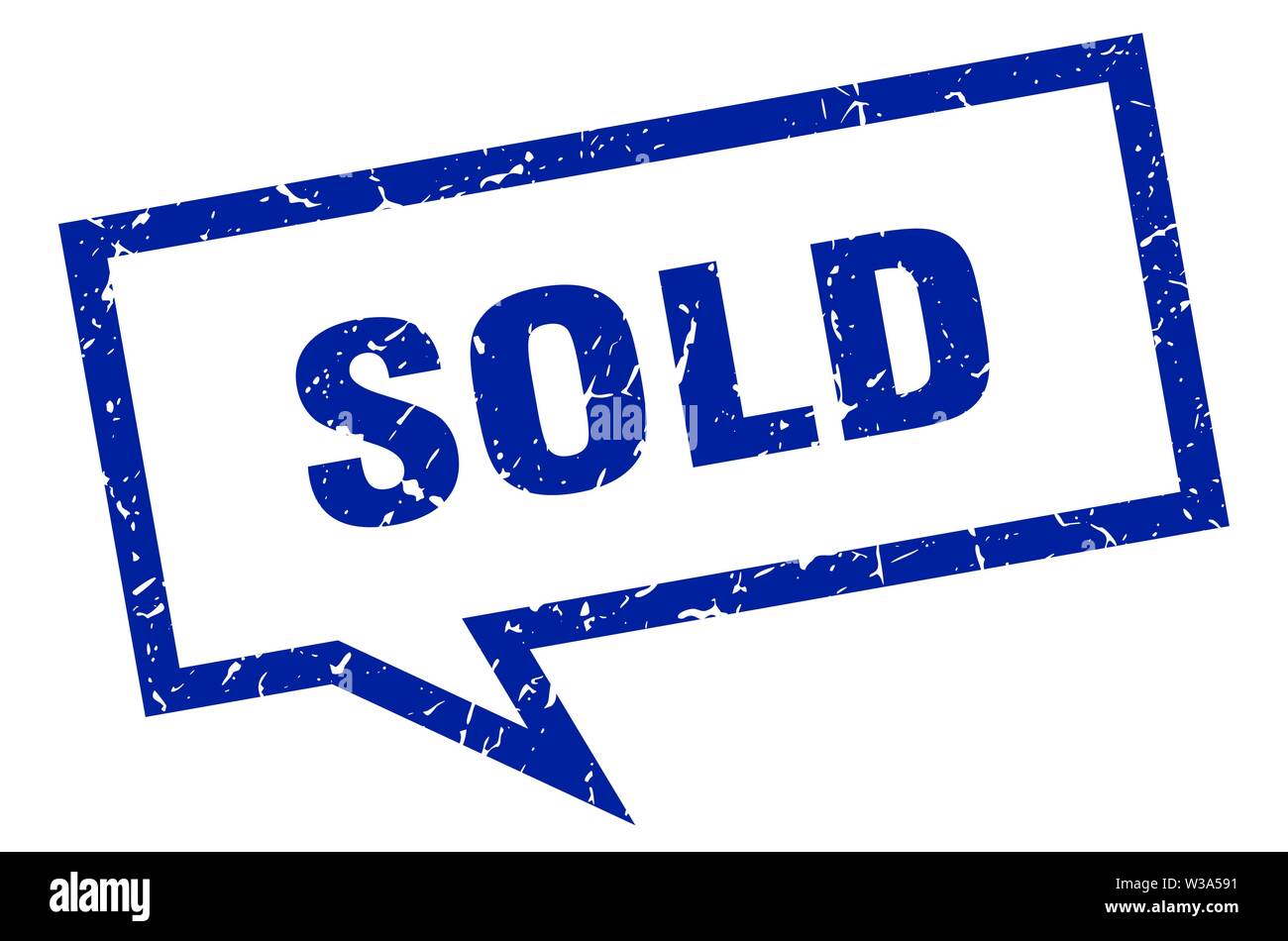 sold sign. sold square speech bubble. sold Stock Vector Image & Art - Alamy