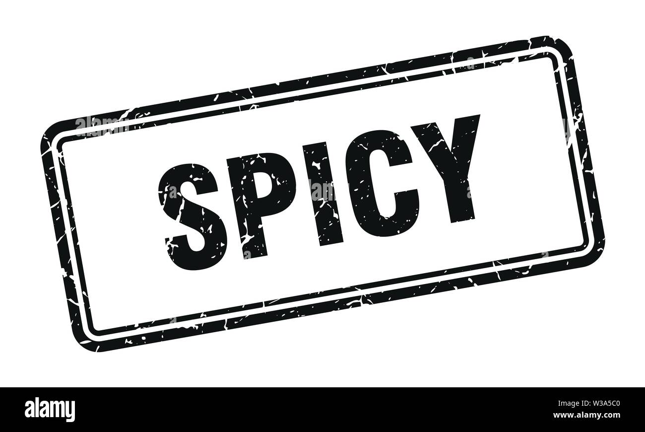 spicy stamp. spicy square grunge sign. spicy Stock Vector Image & Art ...