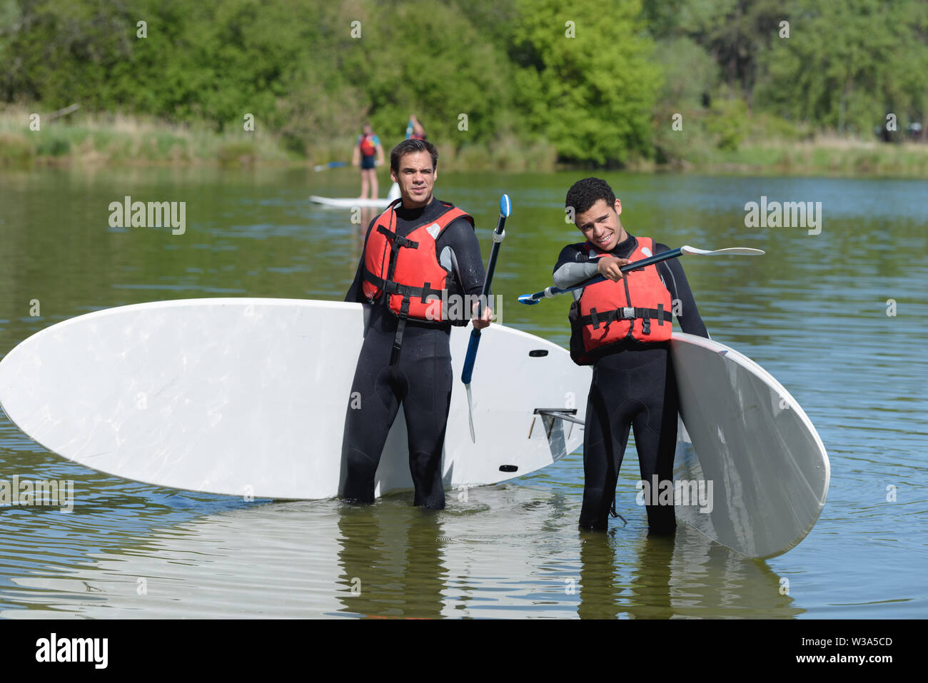 Man doing sport paddle board hi-res stock photography and images - Alamy