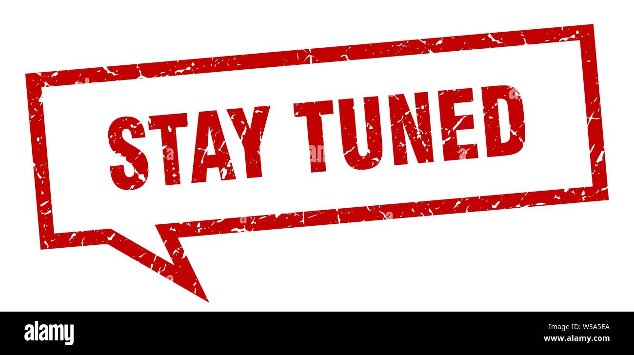 Stay tuned word hi-res stock photography and images - Alamy