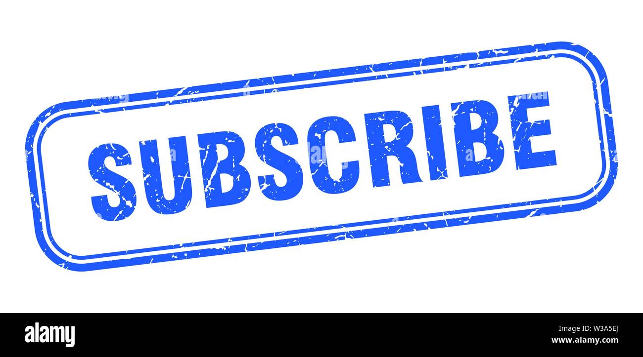 subscribe stamp. subscribe square grunge sign. subscribe Stock Vector ...