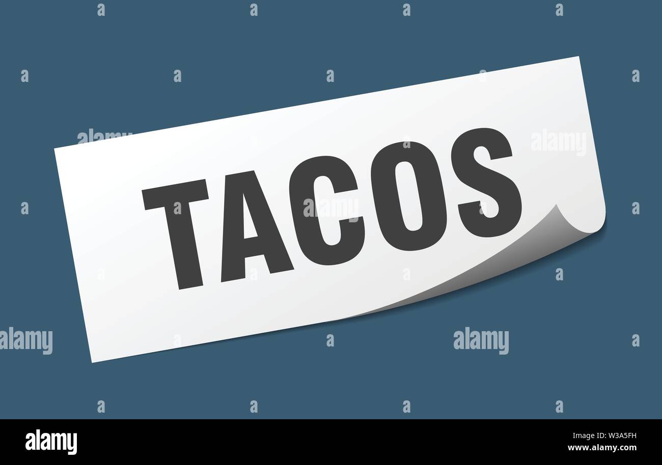 Tacos sticker hi-res stock photography and images - Alamy