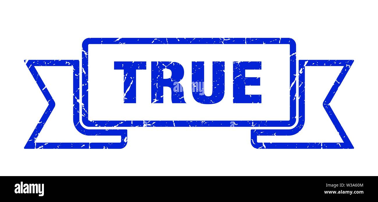 true grunge ribbon. true sign. true banner Stock Vector Image & Art - Alamy