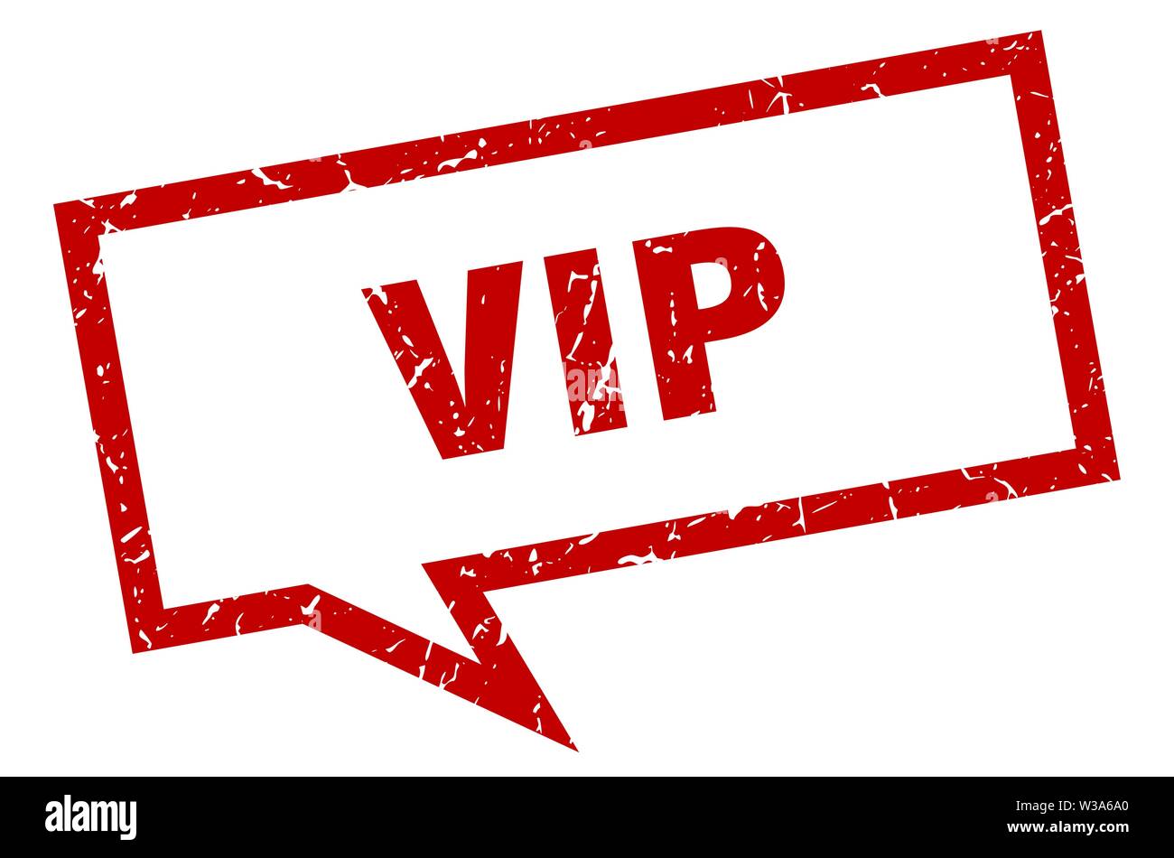 vip sign. vip square speech bubble. vip Stock Vector Image & Art - Alamy