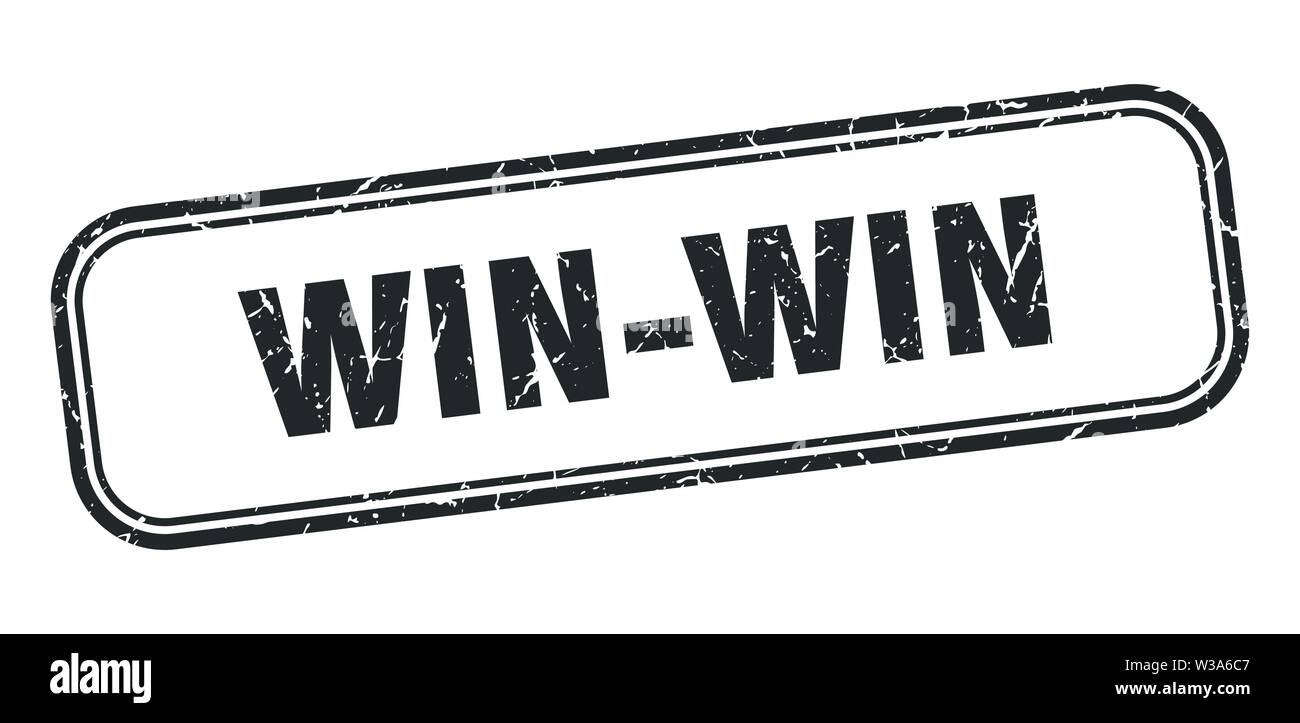 win-win stamp. win-win square grunge sign. win-win Stock Vector Image ...