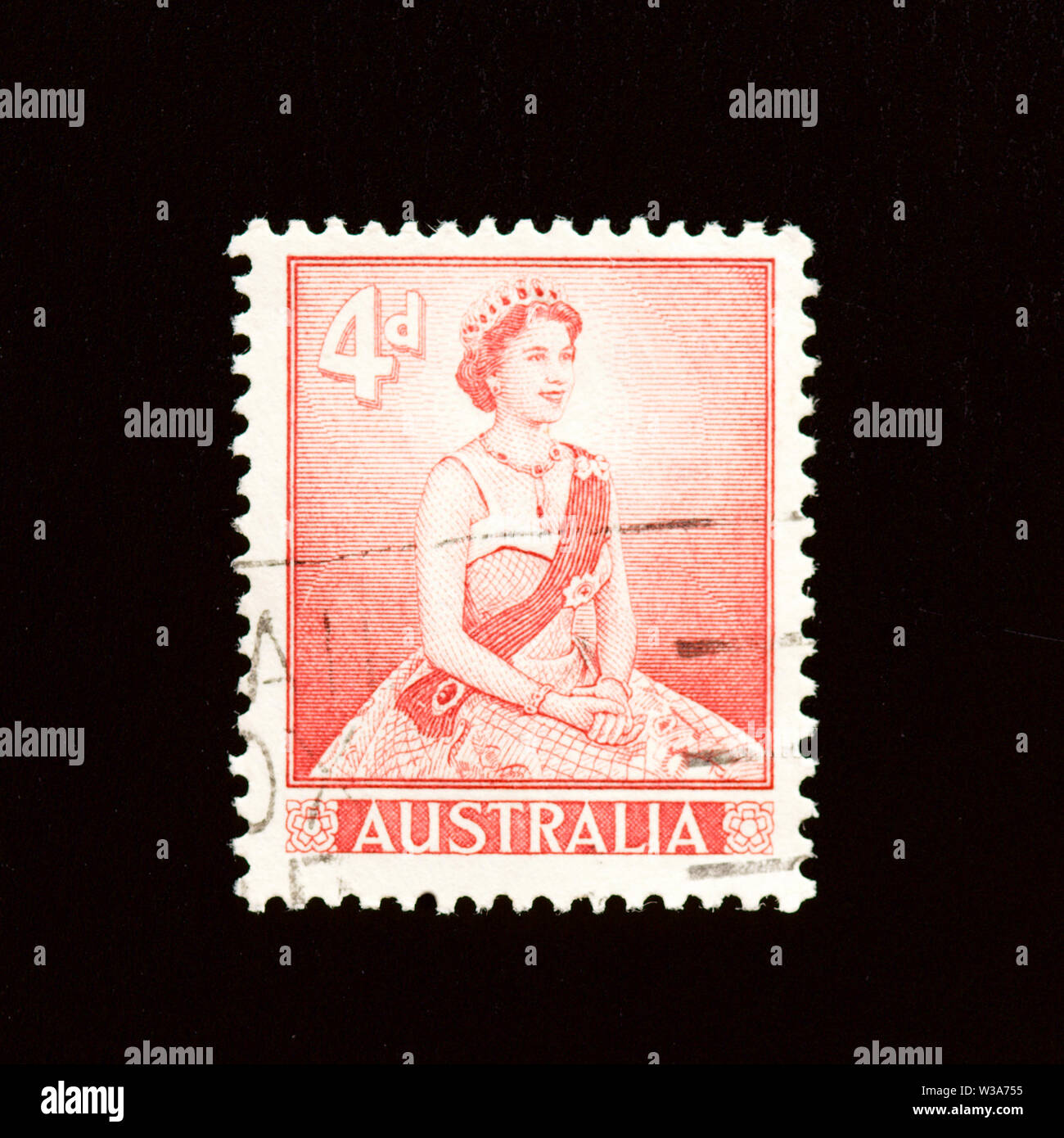4d postage stamp hi-res stock photography and images - Alamy