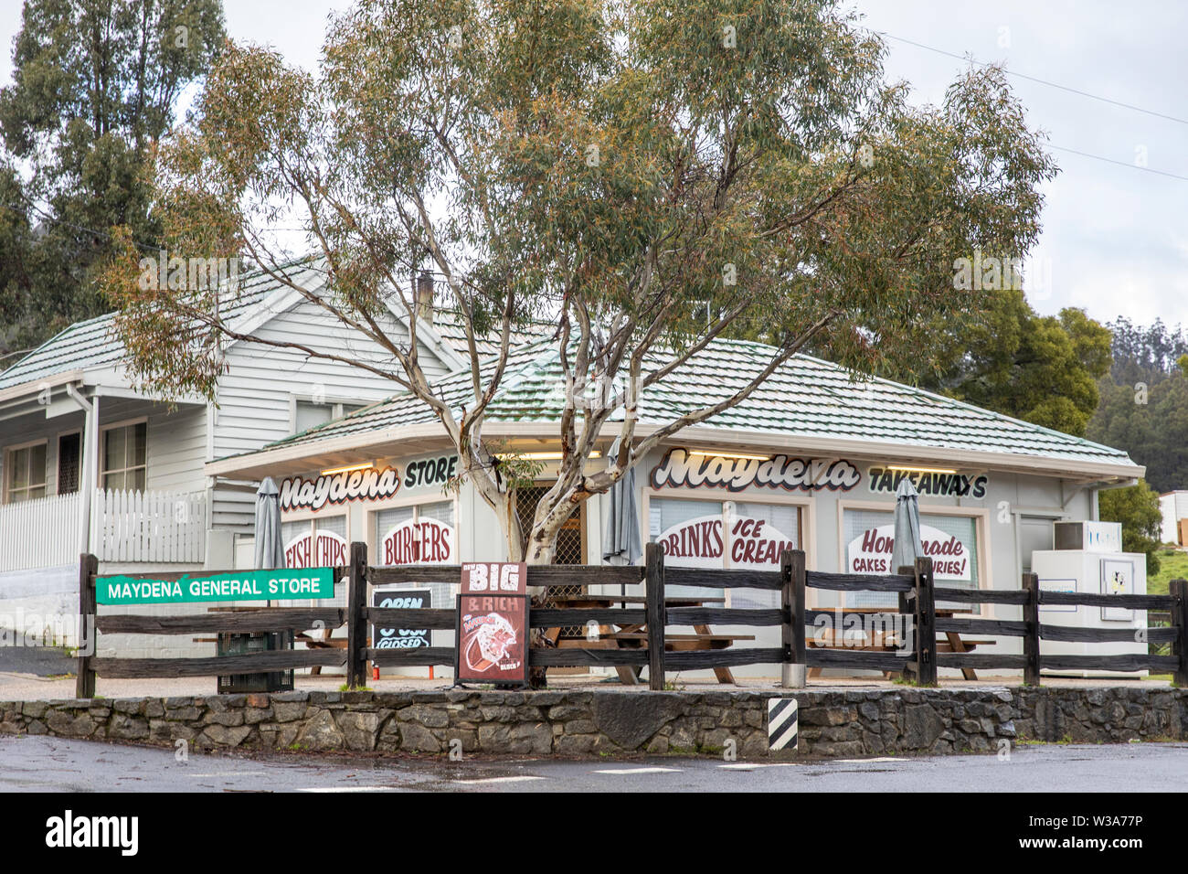Maydena Tasmania, general store shop in this tasmanian village ...