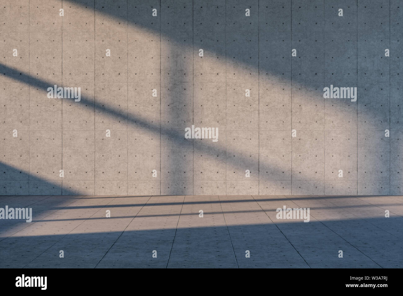 The cleaning house and the sunshine from the window, 3d rendering ...