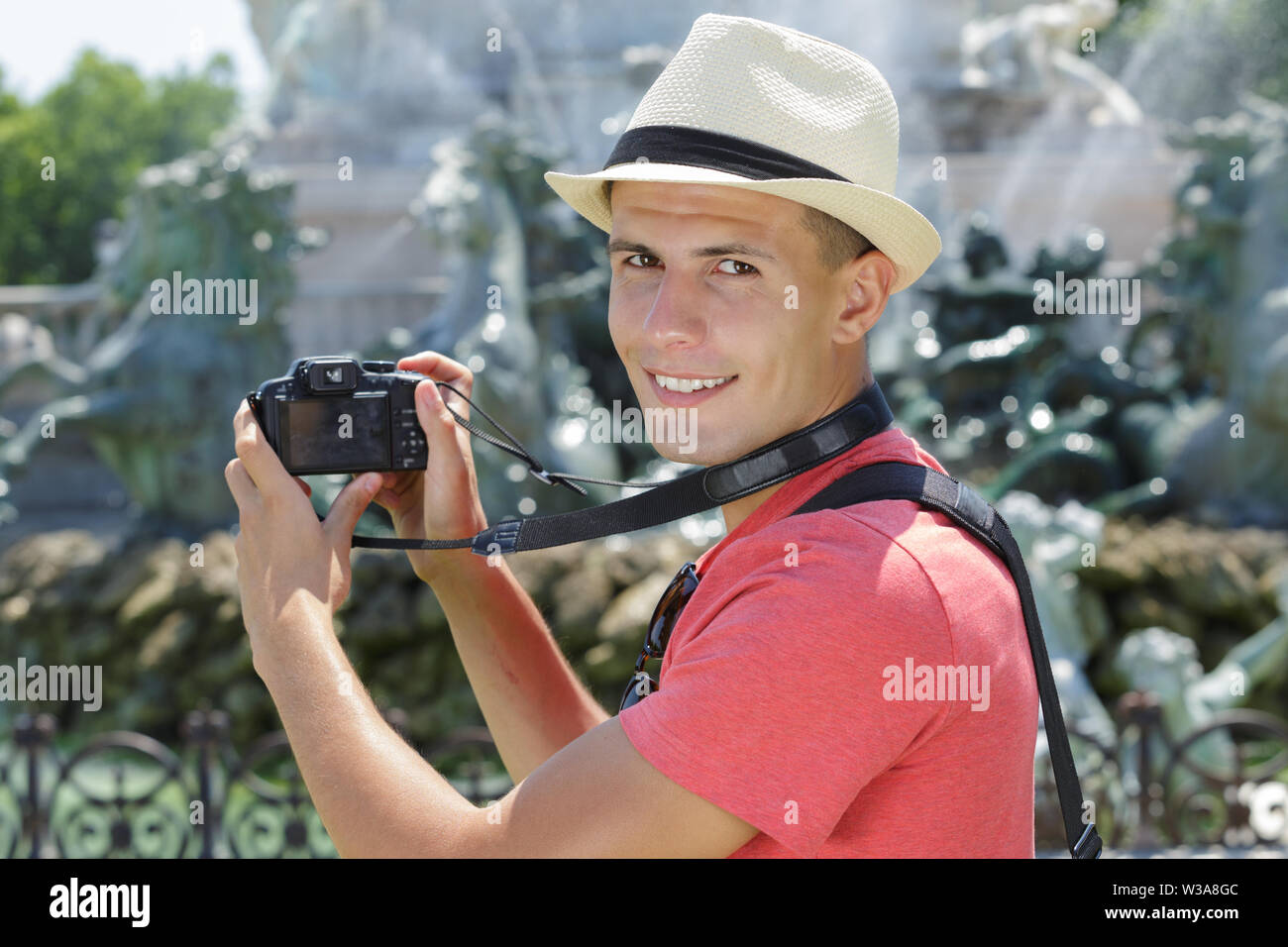 Portrait guy taking photos in hi-res stock photography and images - Alamy